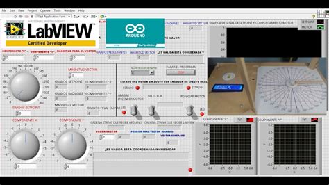 Control De Posicionamiento Angular Para Motor Dc Con Labview Y Arduino
