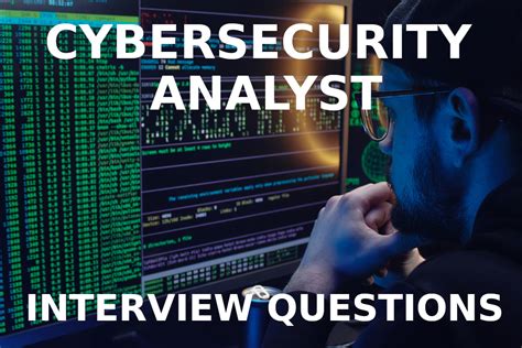 Cybersecurity Analyst Interview Questions