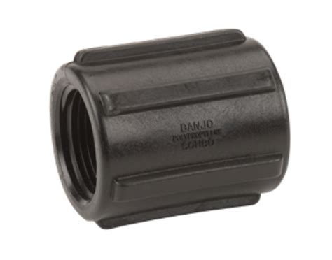 Banjo Threaded Polypropylene Pipe Coupling 1 Npt Female Cplg100