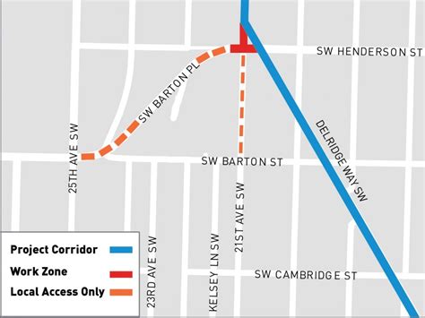 West Seattle Blog Delridge Project Next Weeks Plan Including