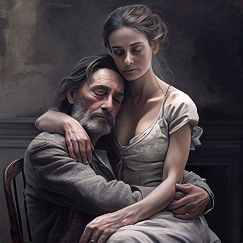 Woman Sitting On Mans Lap