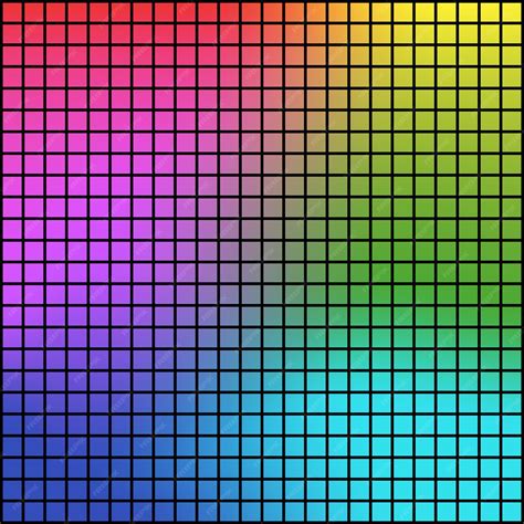 Premium Vector Gradient Color Grid Square Tile Pattern Vibrant