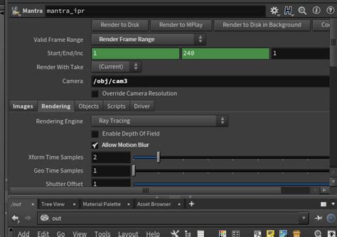 question regarding rendering of full frame range r houdini