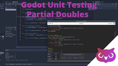 Godot Unit Testing Partial Doubles Youtube