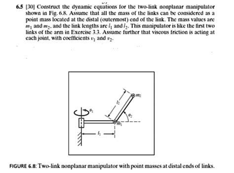 Solved Hi Everyone Can Someone Solve This By Using The Newton Euler