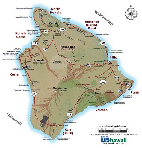 10 Awesome Printable Map Hawaiian Islands Printable Map