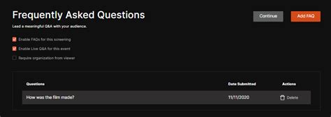 How Do I Delete Items From My Q A Page Show Tell