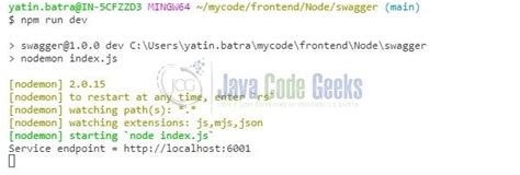 Api Documentation In Nodejs Using Swagger Java Code Geeks