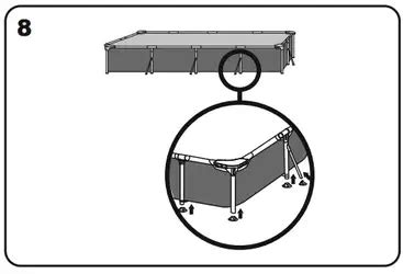 Bestway 56710 Power Steel Oval Frame Pool 549x274x122cm, 50% OFF