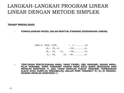 Ppt Kapasitas Produksi Metode Simpleks Dalam Programasi Linear Powerpoint Presentation Id