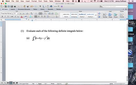 Solved Evaluate Each Of The Following Definite Integrals