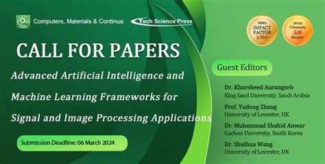 Pdf Call For Papersadvanced Artificial Intelligence And Machine