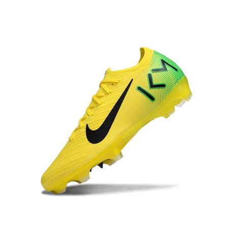 Nike Mercurial Vapor Xvi Elite Fg Soccer Cleats Mbappe Yellow Green