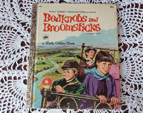 1971 Bedknobs And Broomsticks Little Golden Book Walt Disney