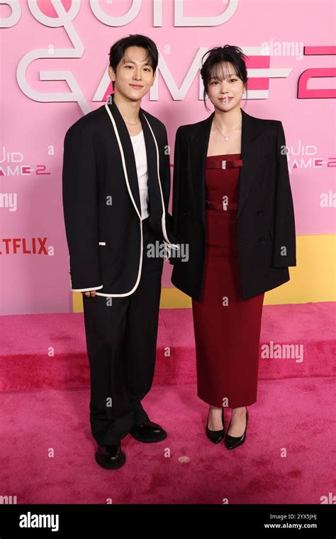 Los Angeles, USA. 13th Dec, 2024. Yim Si-wan and Jo Yu-ri attends the ...