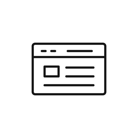 Web Ui Interface Icon Logo Sign Outline 47567887 Vector Art At Vecteezy