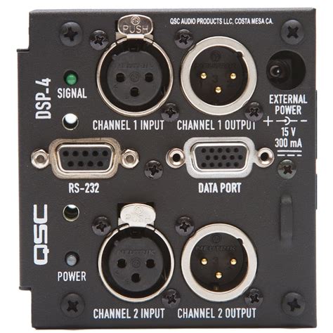 Qsc Dsp 4 2ch Digital Signal Processor