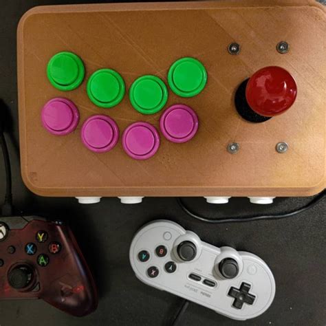 Sanwa 12 Button Arcade Stick With Pico Fighting Board Etsy