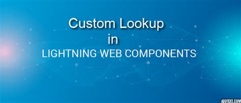 Custom Lookup In Lightning Web Component