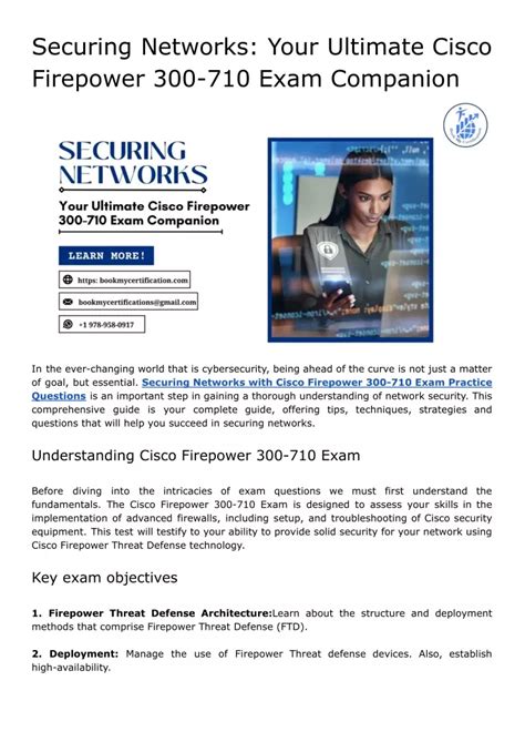 PPT Securing Networks Your Ultimate Cisco Firepower Exam