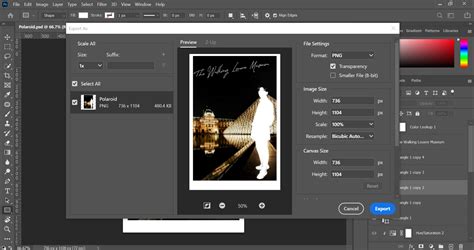Adobe Photoshop The Exported Image Does Not Match The Preview I See Whilst Editing Graphic