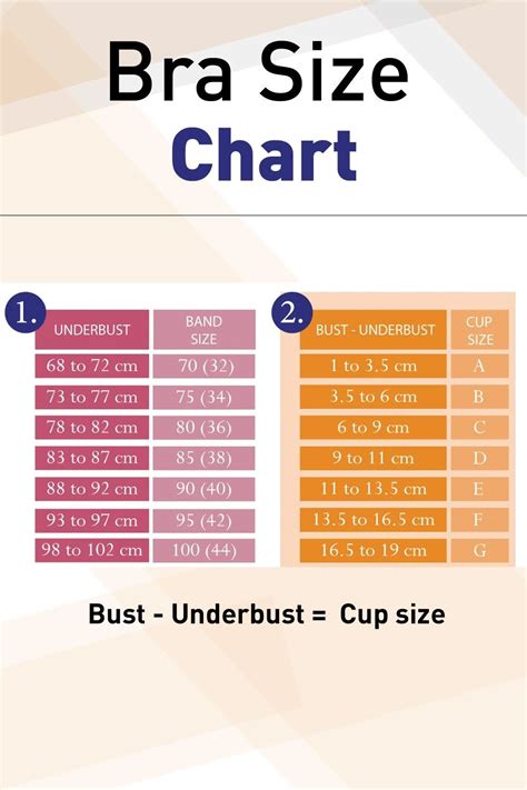 Bra Size Chart For Men And Women Breast Sizes Chart Correct Bra