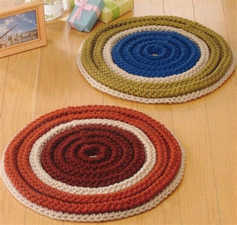 Как связать коврик делаем напольные простые и сложные коврики для начинающих