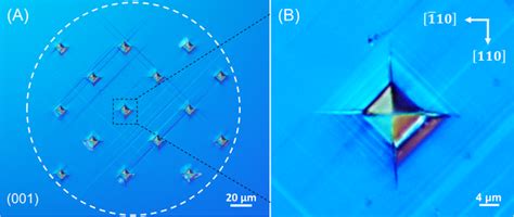 a optical microscope image highlighting the checkerboard pattern of