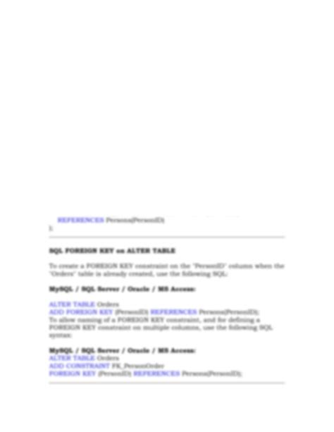 Solution Sql Foreign Key Constraint Studypool