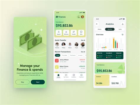 fintech mobile app ui design by focotik ui ux design for focotik on