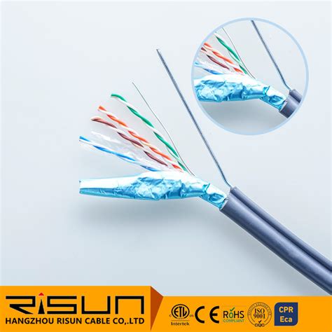 High Performance Outdoor Ftp Cat5e Cable Network Cable With Messenger