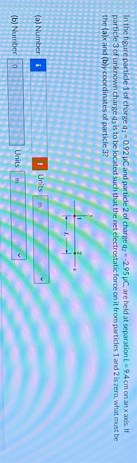 Solved In The Figure Particle 1 ﻿of Charge Q1092μc ﻿and