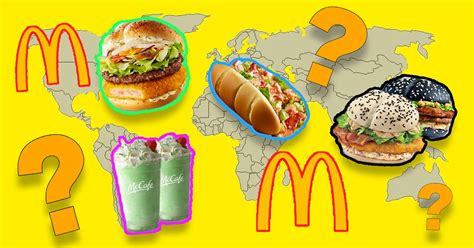 McDonald S Item Quiz Can You Match The Food To The Country It Is Sold In