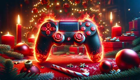 Volcanic Red Dualsense Controller Epic Christmas T For Playstation