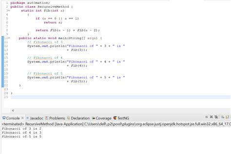 Recursion In Java