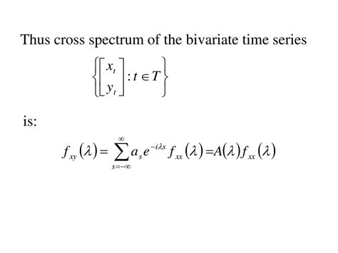Ppt Multivariate Time Series Analysis Powerpoint Presentation Free