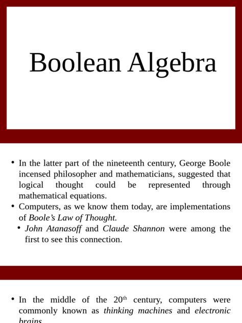 3 boolean algebra logic gates pdf boolean algebra teaching