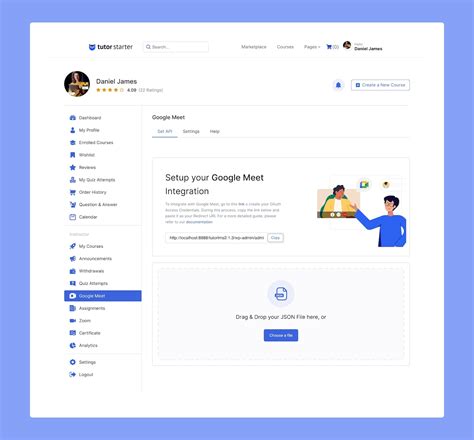 documention frontend dashboard instructor admin
