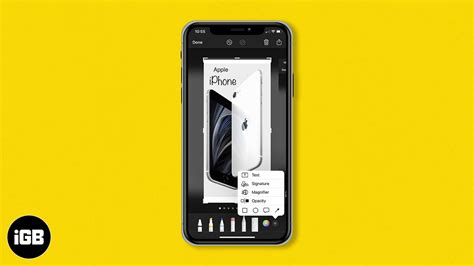 how to edit screenshots using markup on iphone and ipad igeeksblog
