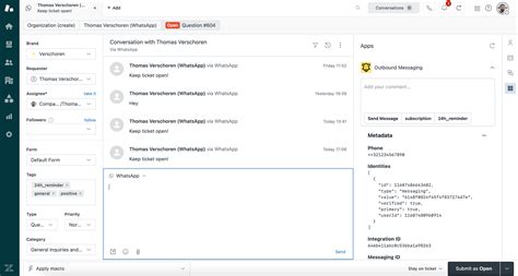 github verschoren outbound messaging