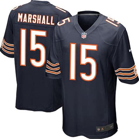 Nike Brandon Marshall Chicago Bears Youth Navy Blue Team Color Game Jersey