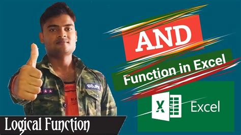 And Function In Excel Logical Functions In Excel Youtube