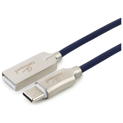 Кабель Cablexpert Usb 2 0 Am Type C длина 1 8м синий Cc P Usbc02bl 1