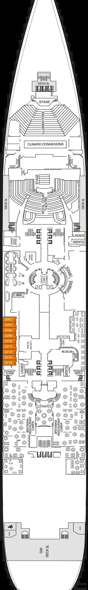 Deck Plan For Queen Mary 2 Iglu Cruise