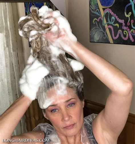 leona s long hair fetish videos a bun maid to lather