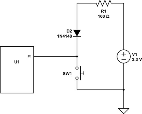 Attiny Controlling LED And Button With Single Pin Arduino Stack Exchange