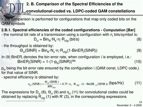 Ppt Convolutional Vs Ldpc Coding For Coded Adaptive Qam Modulations