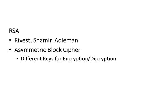PPT Analysis Of The RSA Encryption Algorithm PowerPoint Presentation