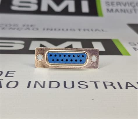 Conector Db15 Fêmea 2 Fileiras Peças Cnc Smi Cnc