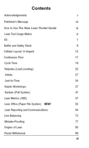 The New Lean Pocket Guide The Lean Store